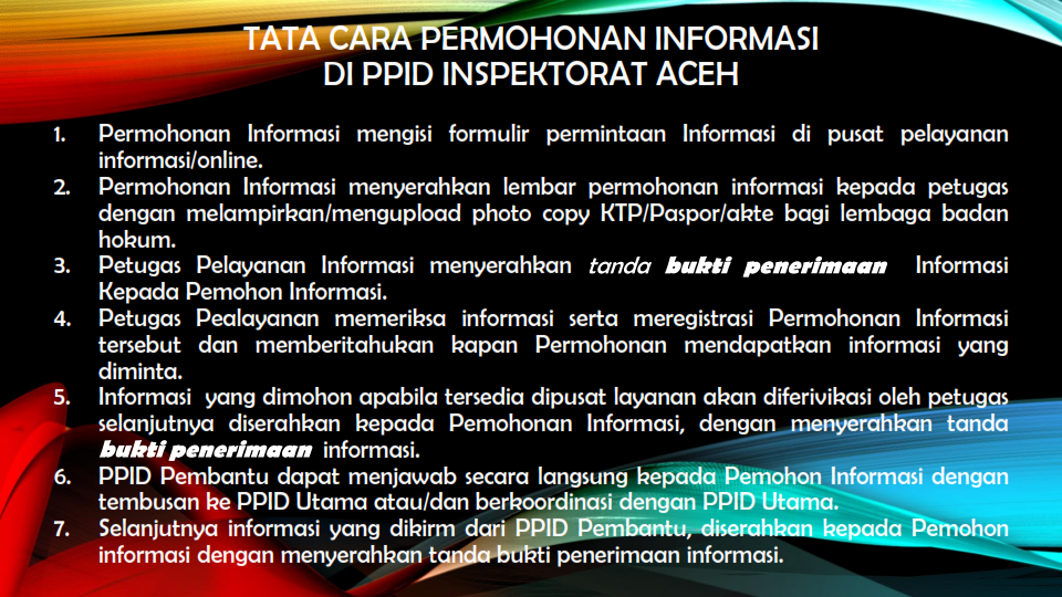 Daftar Permohonan Informasi dapat di Download Disini